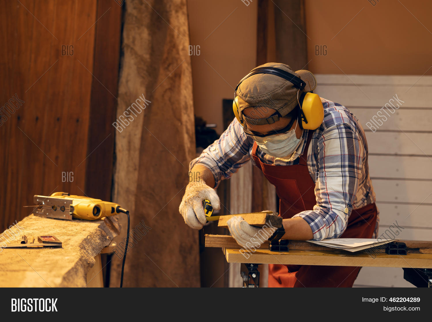 Asian Man Carpenter Image & Photo (Free Trial) | Bigstock