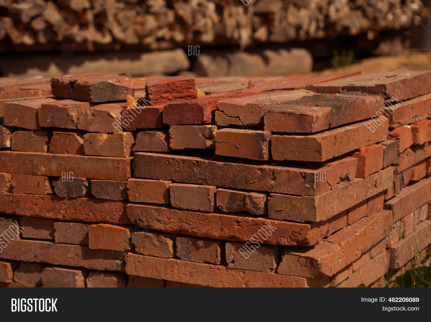 Red Brick Packed Stack Image & Photo (Free Trial) | Bigstock
