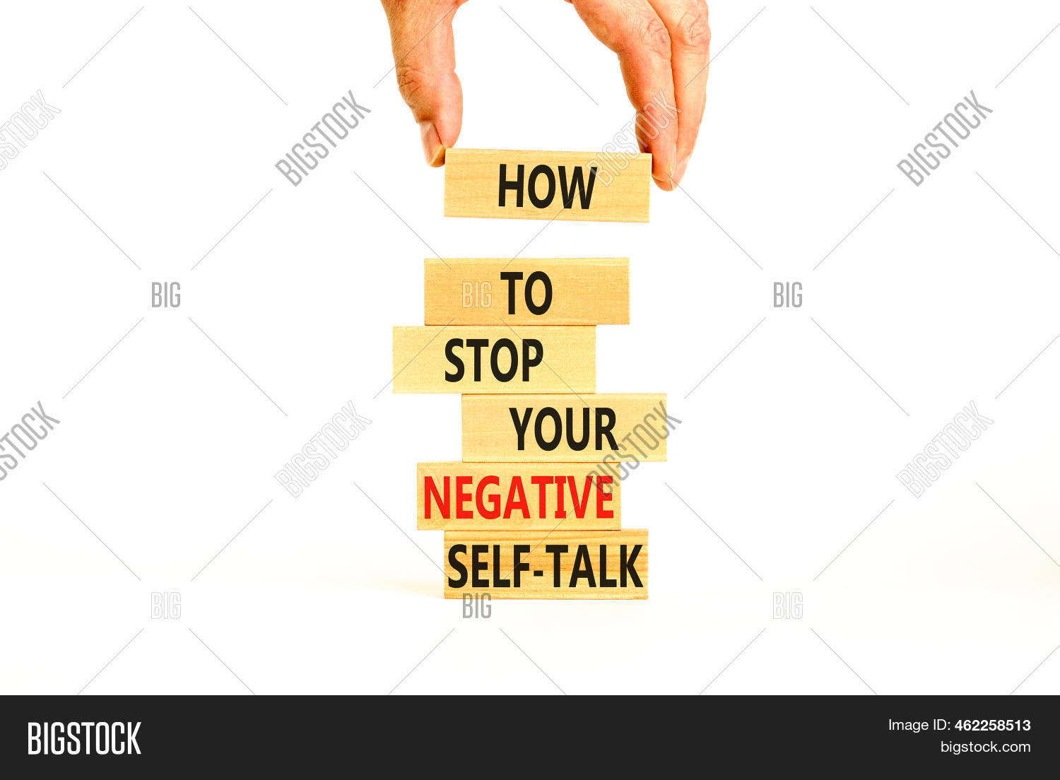 Stop Negative Self- Image & Photo (Free Trial) | Bigstock