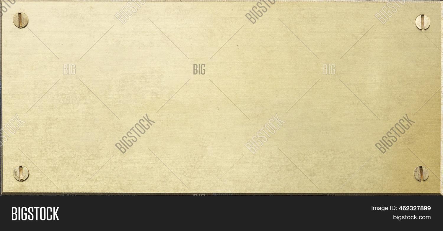 Brass Plaque Image & Photo (Free Trial) | Bigstock