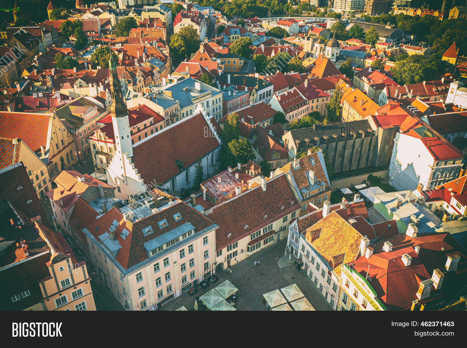 Aerial View Tallinn Image & Photo (Free Trial) | Bigstock