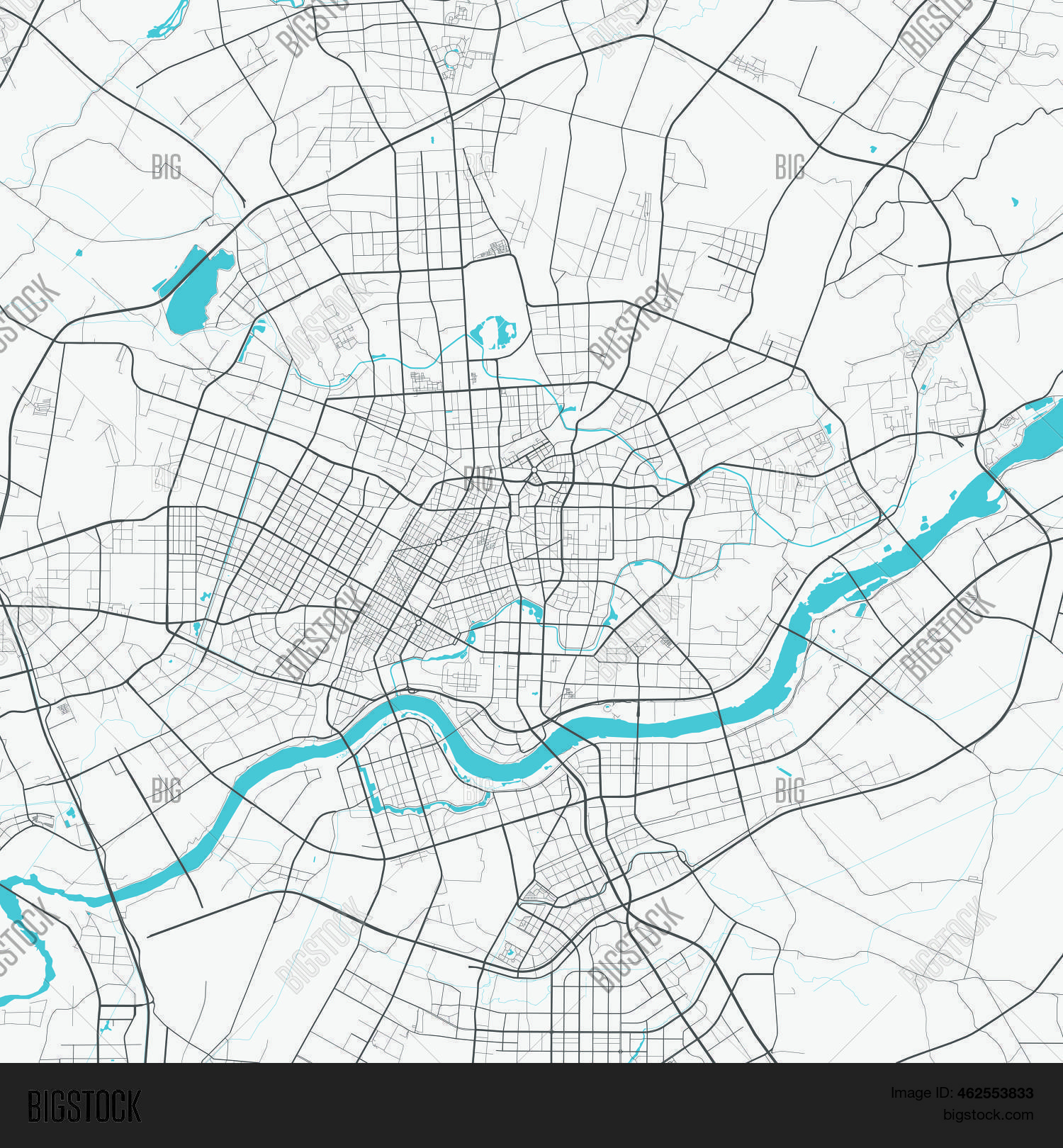 Shenyang Vector Map. Vector & Photo (Free Trial) | Bigstock