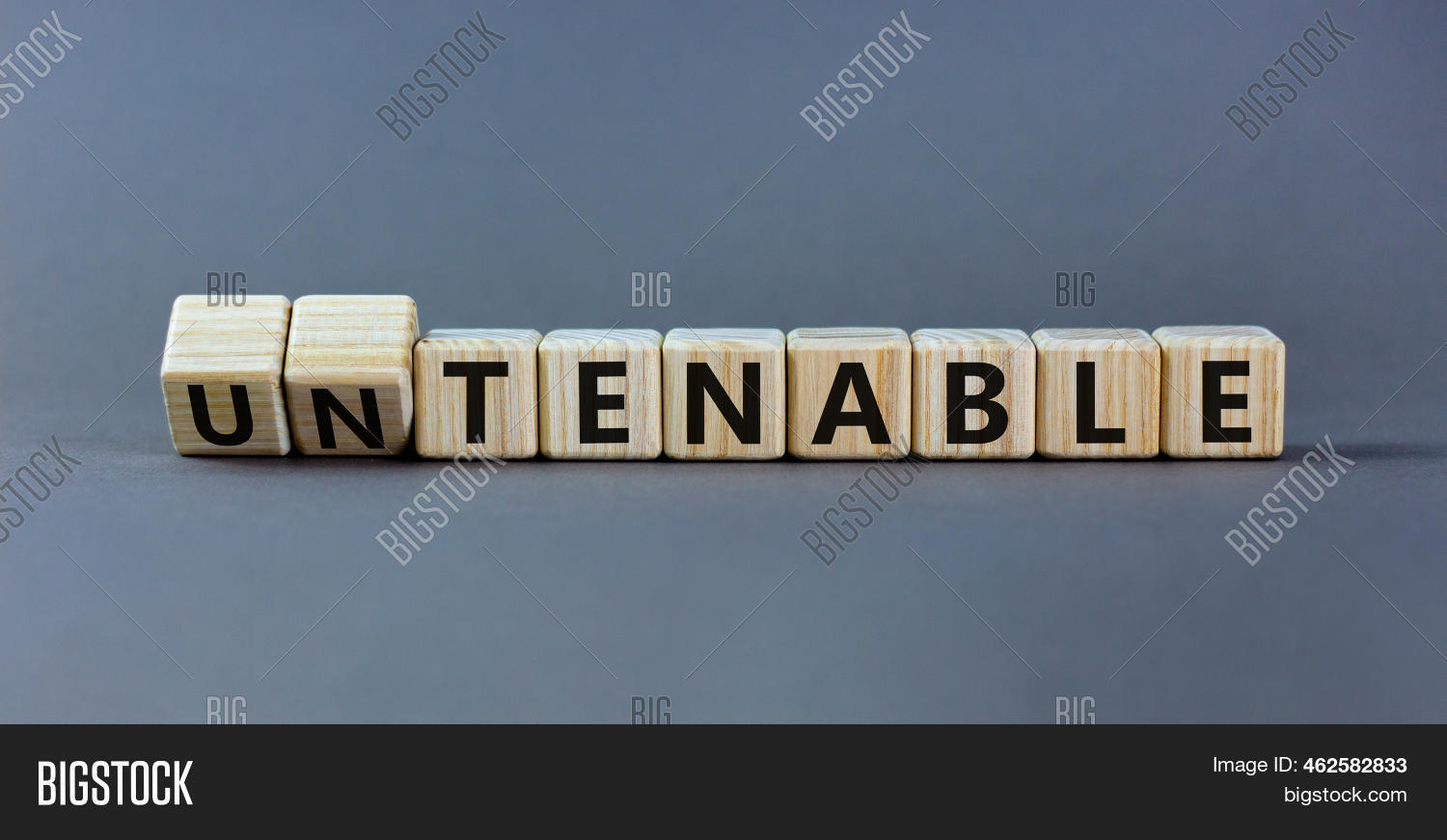 Tenable Untenable Image & Photo (Free Trial) | Bigstock