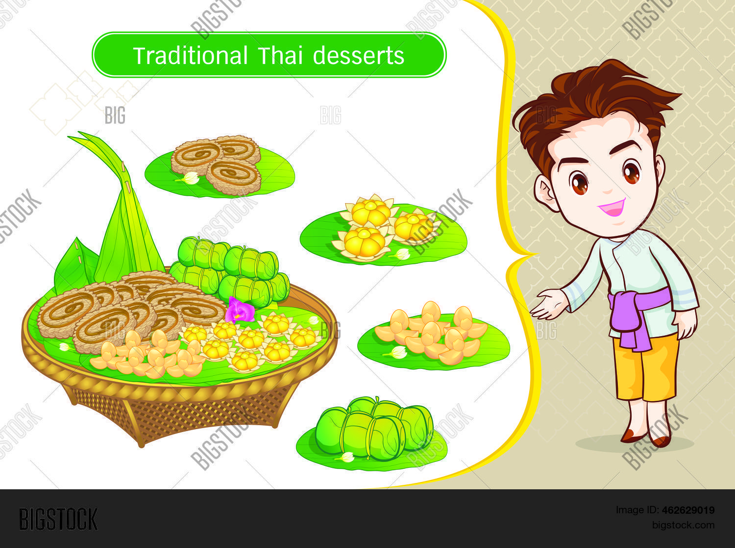 Thai Character Vector & Photo (Free Trial) | Bigstock