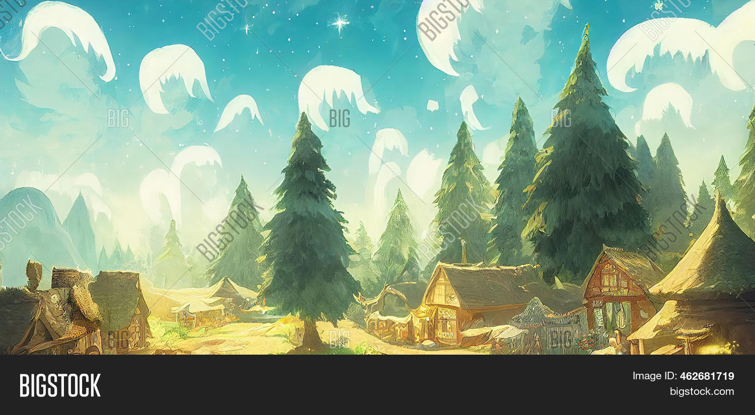 Fairy Tale Villages Image & Photo (Free Trial) | Bigstock