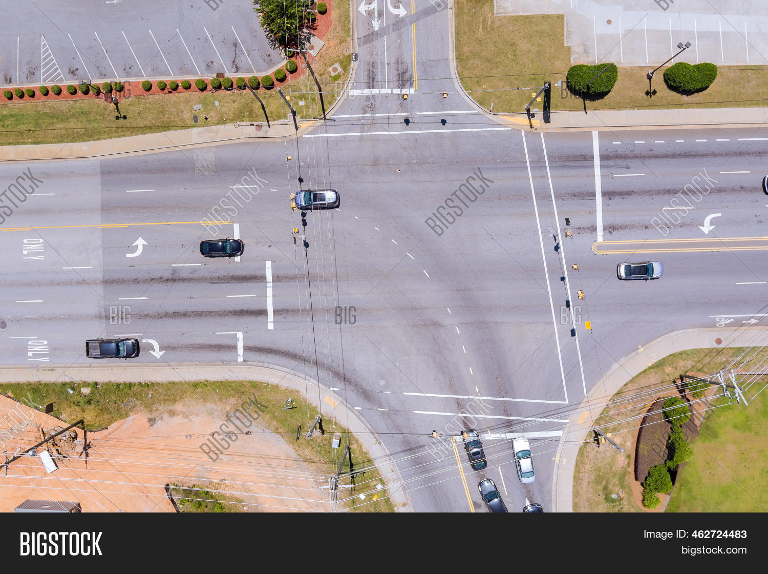 Intersection Roads Image & Photo (Free Trial) | Bigstock