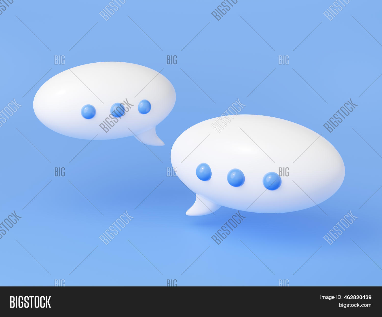 3d Render Chat Bubbles Image & Photo (Free Trial) | Bigstock