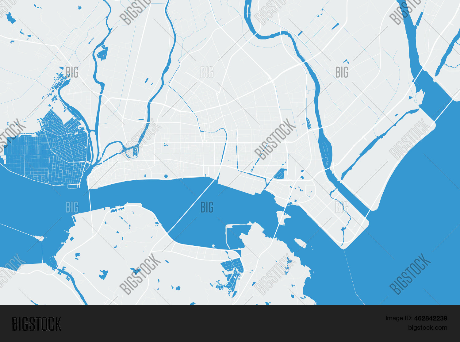 Shantou Map. Detailed Vector & Photo (Free Trial) | Bigstock