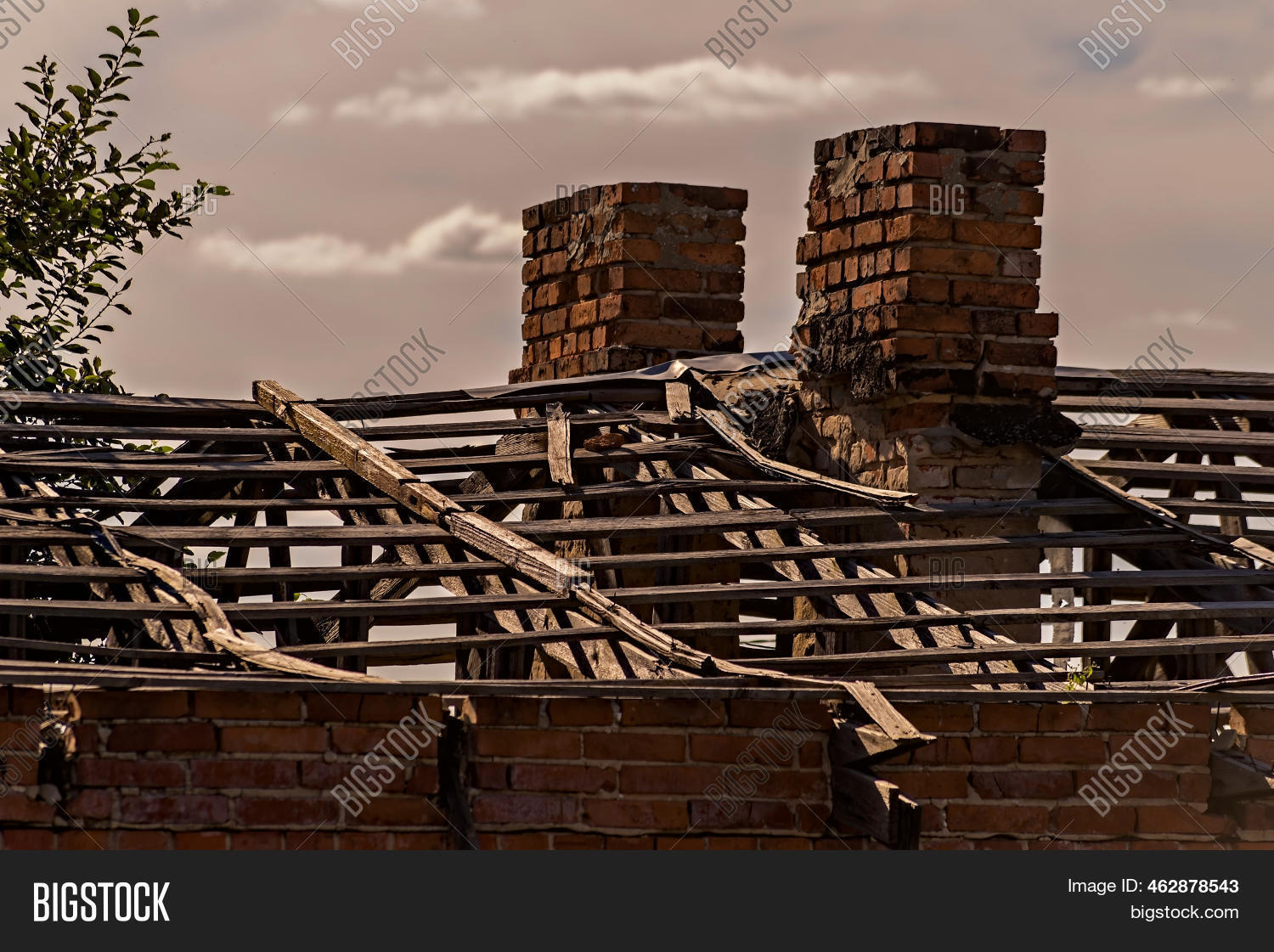 Ruined Roof House Image & Photo (Free Trial) | Bigstock