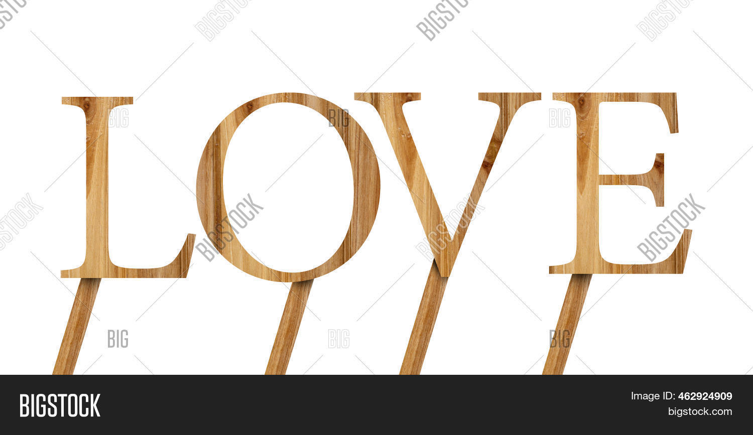 Love Alphabet Wooden Image & Photo (Free Trial) | Bigstock