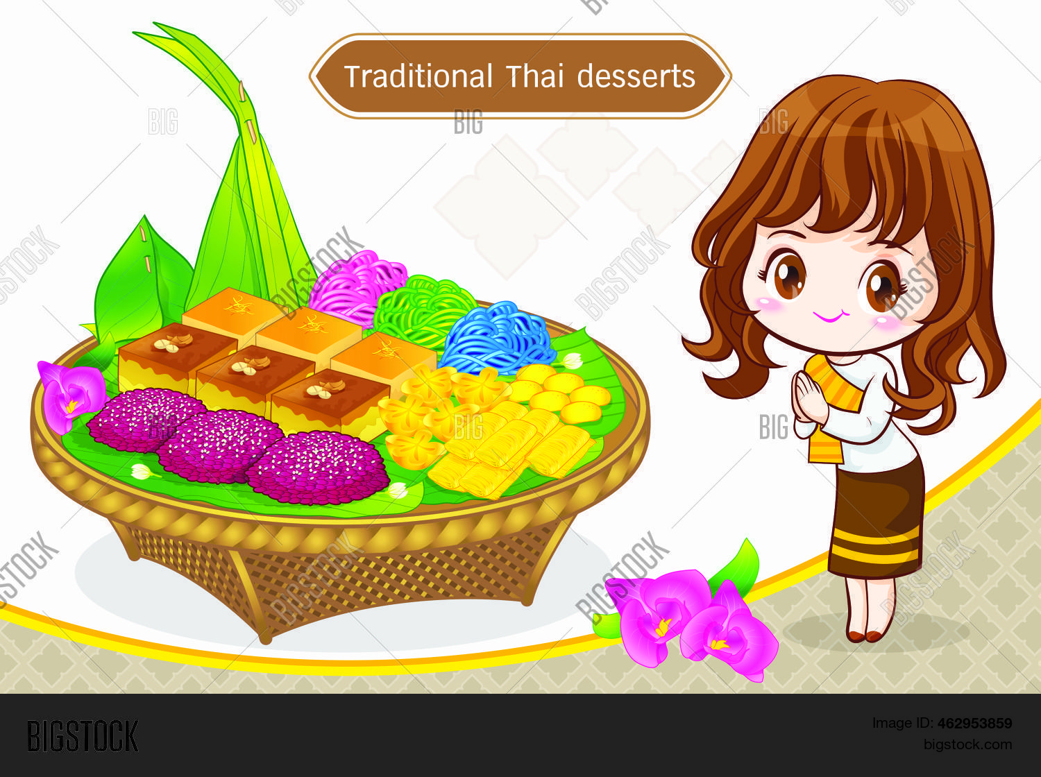 Thai Character Vector & Photo (Free Trial) | Bigstock