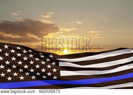 American Flag Police Image & Photo (Free Trial) | Bigstock