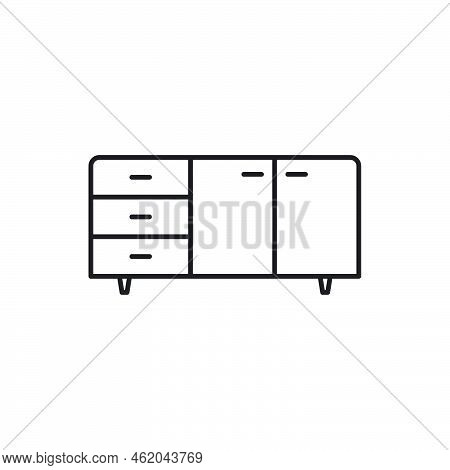 Sideboard Icon Vector & Photo (Free Trial) | Bigstock