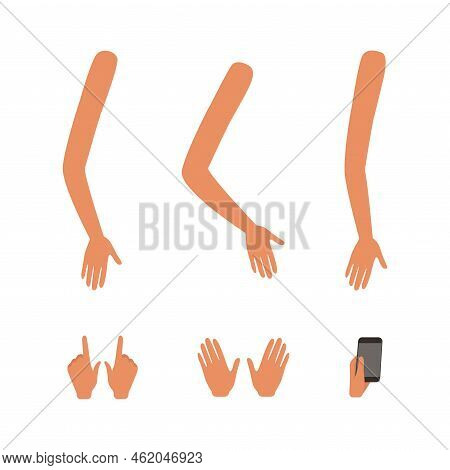 Human Arms Palms Set Vector & Photo (Free Trial) | Bigstock
