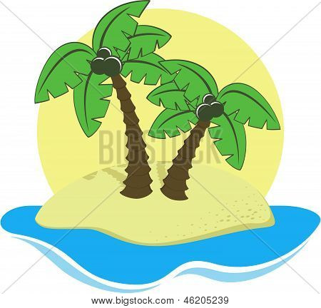 Island Cartoon Vector Vector & Photo (Free Trial) | Bigstock