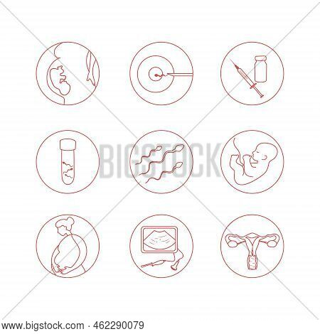 Woman Fertility Icon Vector & Photo (Free Trial) | Bigstock