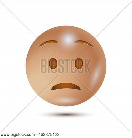 Frowning Face. Vector & Photo (Free Trial) | Bigstock