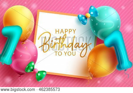 Happy Birthday Text Vector & Photo (Free Trial) | Bigstock