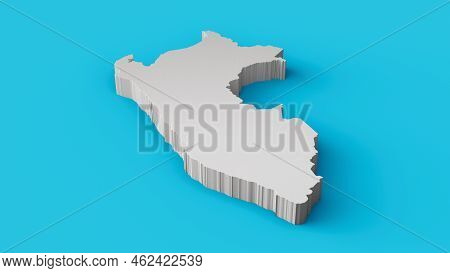 Peru 3d Map Geography Image & Photo (Free Trial) | Bigstock