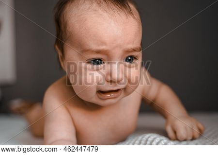 Little Crying Baby Image & Photo (Free Trial) | Bigstock