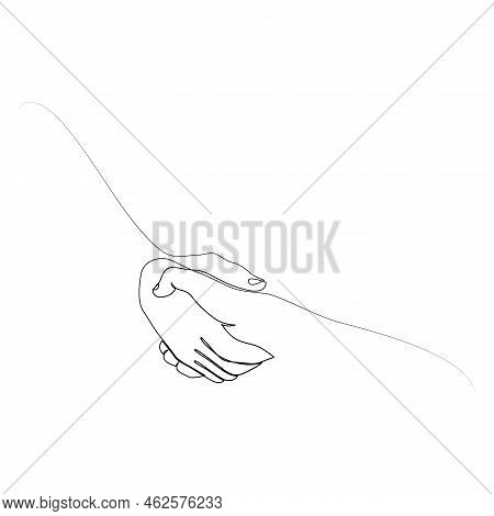 Continuous Line Vector & Photo (Free Trial) | Bigstock