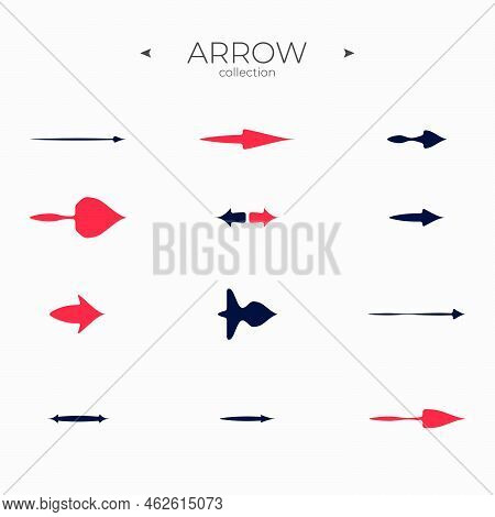 Line Arrow Icon Set. Vector & Photo (Free Trial) | Bigstock