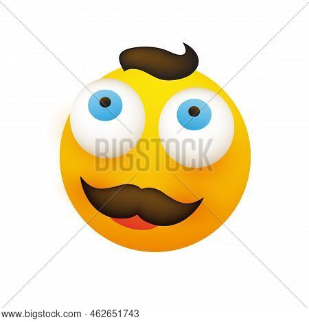 Smiling Male Emoji - Vector & Photo (Free Trial) | Bigstock