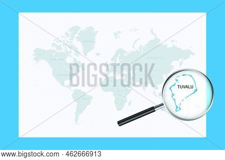 Map Tuvalu On Vector & Photo (Free Trial) | Bigstock