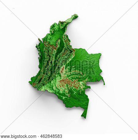 Colombia Topographic Image & Photo (Free Trial) | Bigstock