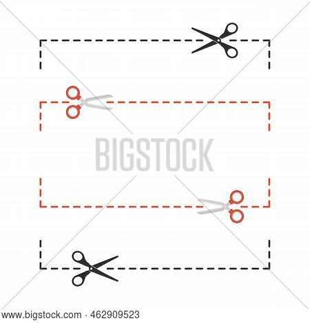 Scissor Border Images, Illustrations & Vectors (Free) - Bigstock