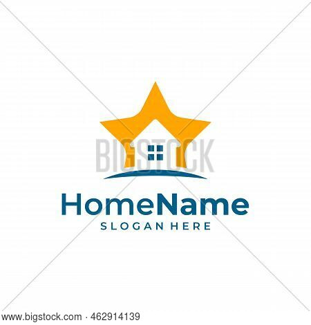 Star Home Logo Vector & Photo (Free Trial) | Bigstock