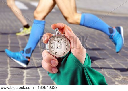 Measuring Running Image & Photo (Free Trial) | Bigstock