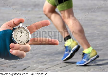Measuring Running Image & Photo (Free Trial) | Bigstock