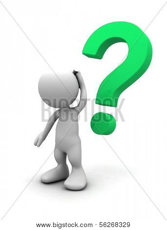 3d Human Red Question Image & Photo (Free Trial) | Bigstock