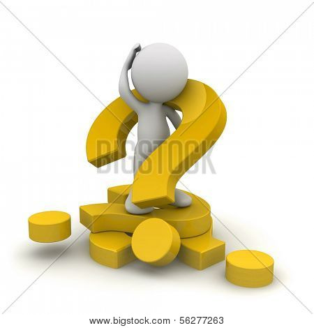 3d Human Red Question Image & Photo (Free Trial) | Bigstock