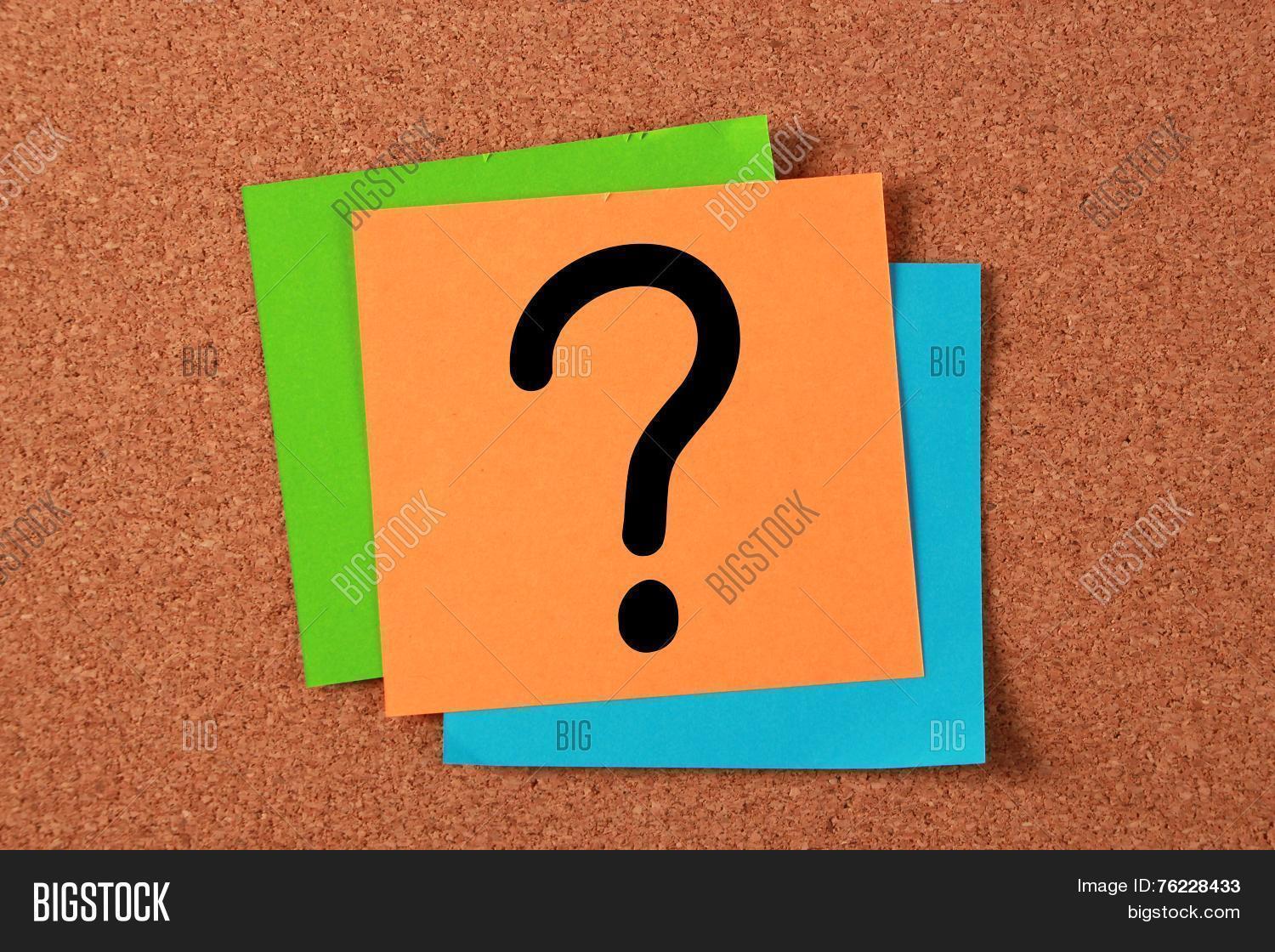 Question Mark Note Image & Photo (Free Trial) | Bigstock