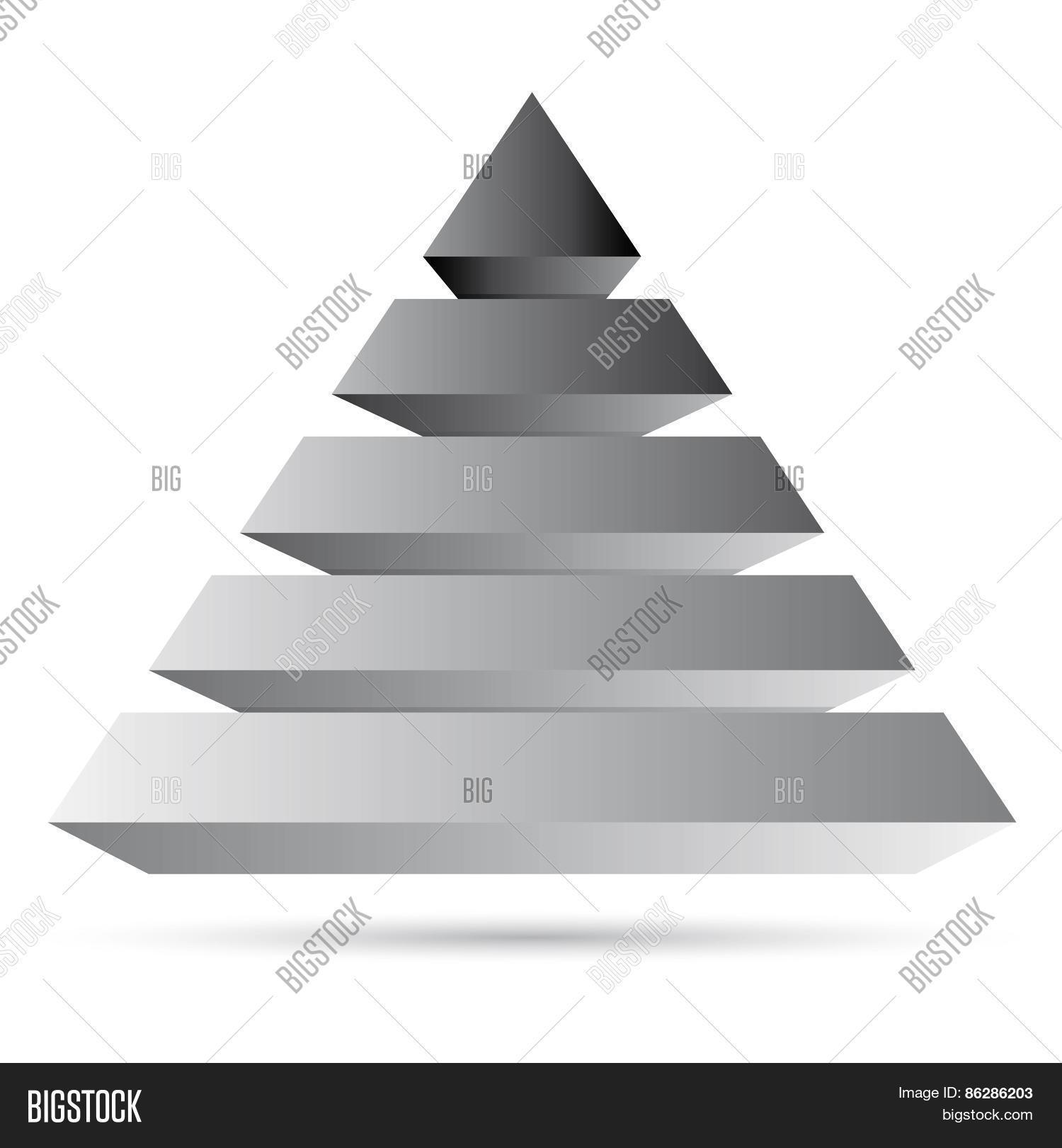 Pyramid Diagram Vector & Photo (Free Trial) | Bigstock