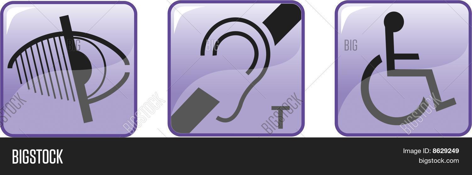 Accessibility Symbols Vector & Photo (Free Trial) | Bigstock