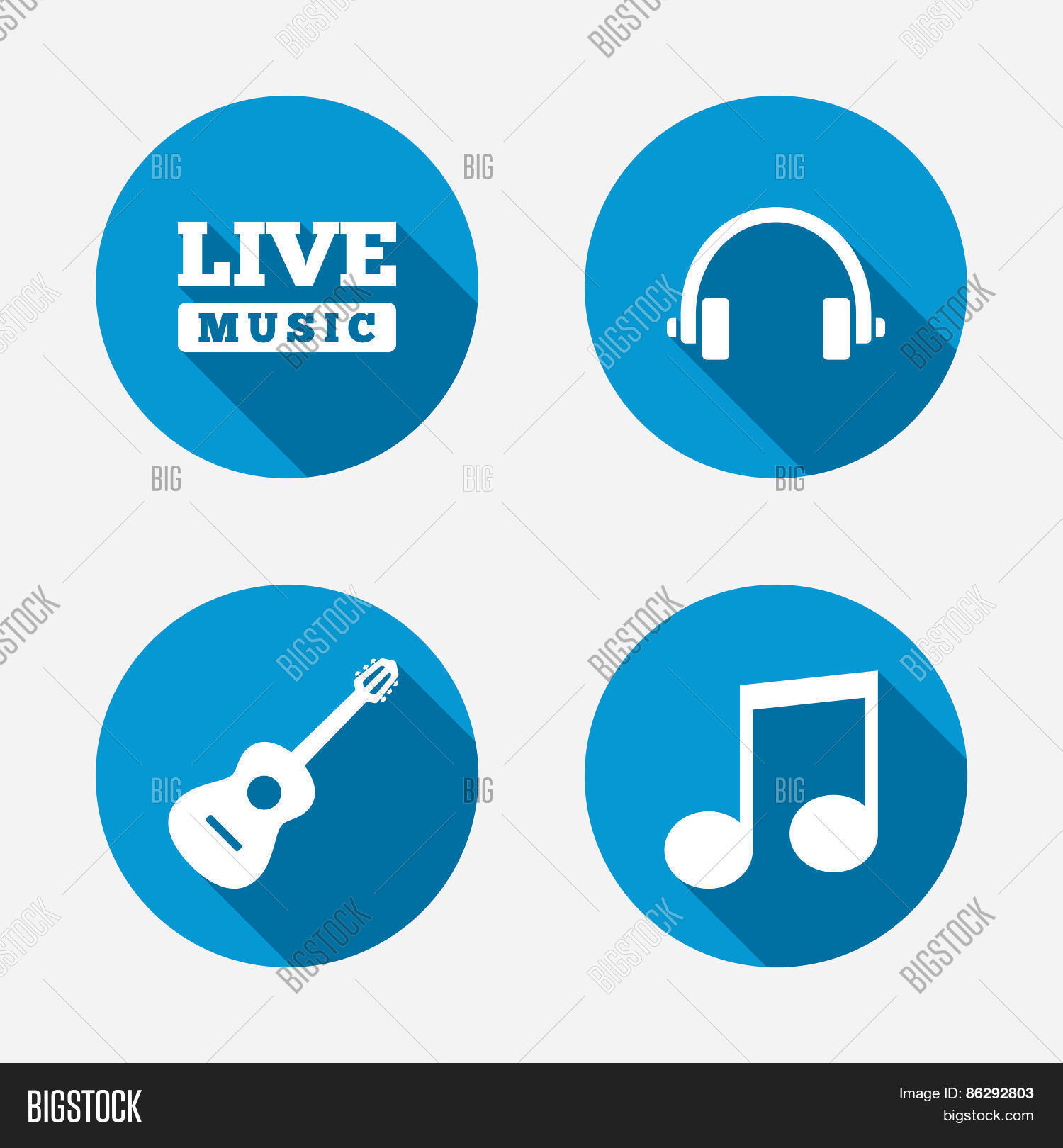 Musical Elements Icon Vector & Photo (Free Trial) | Bigstock