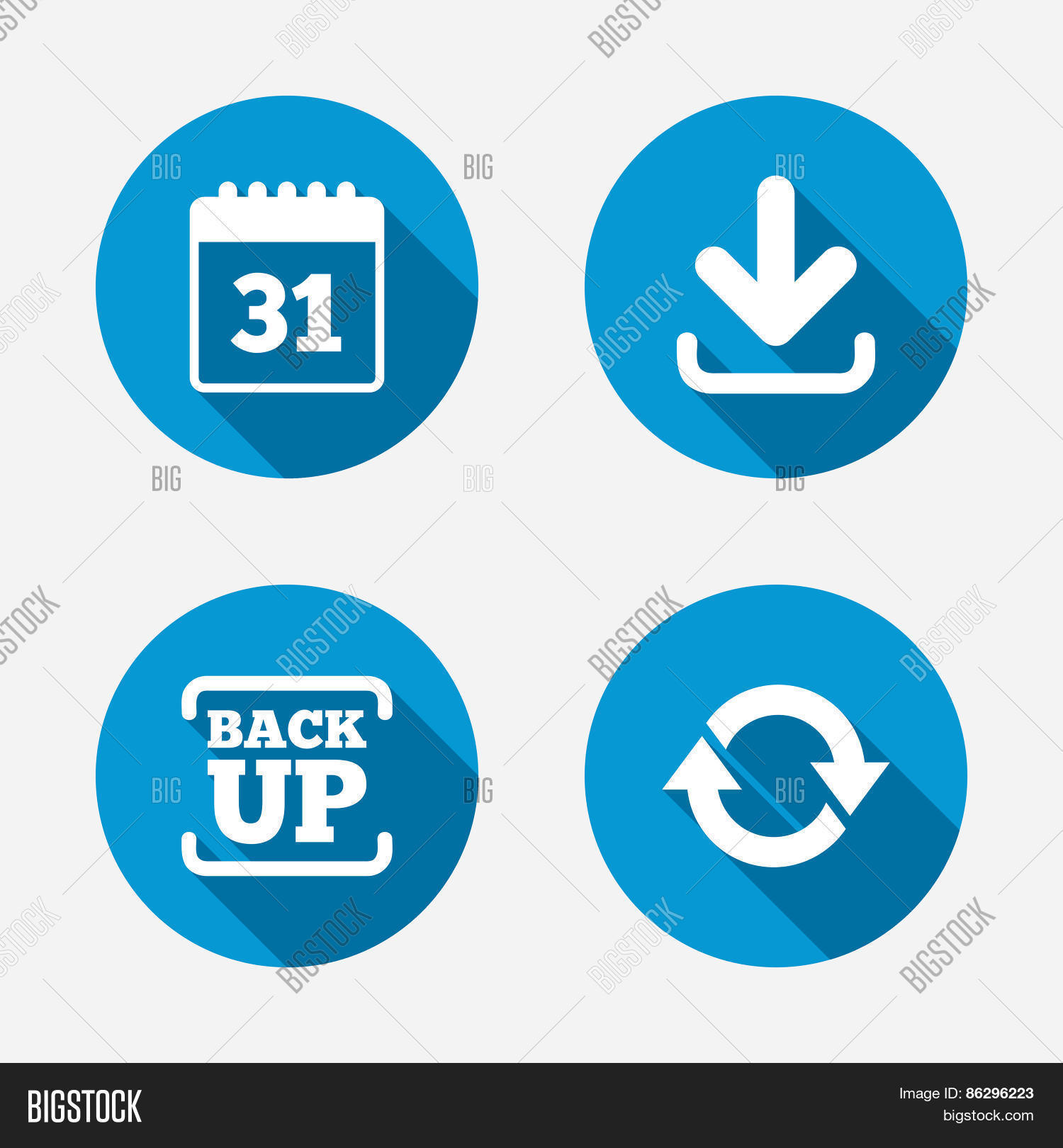 Download Backup Signs Vector & Photo (Free Trial) | Bigstock