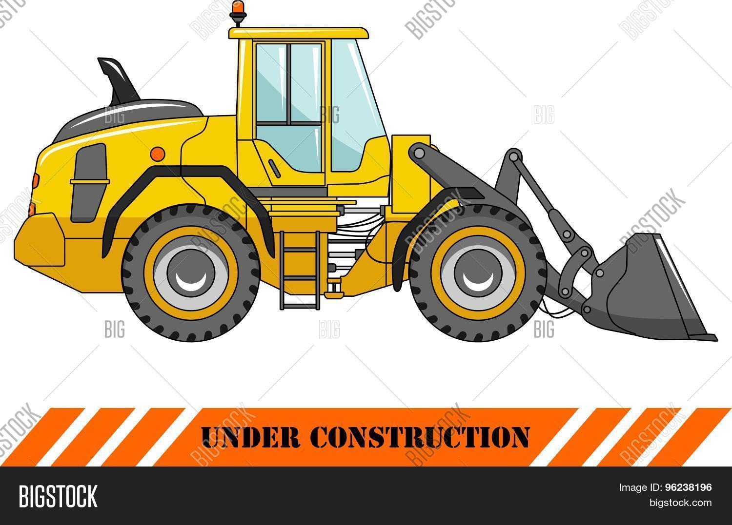 Wheel Loader. Heavy Vector & Photo (Free Trial) | Bigstock