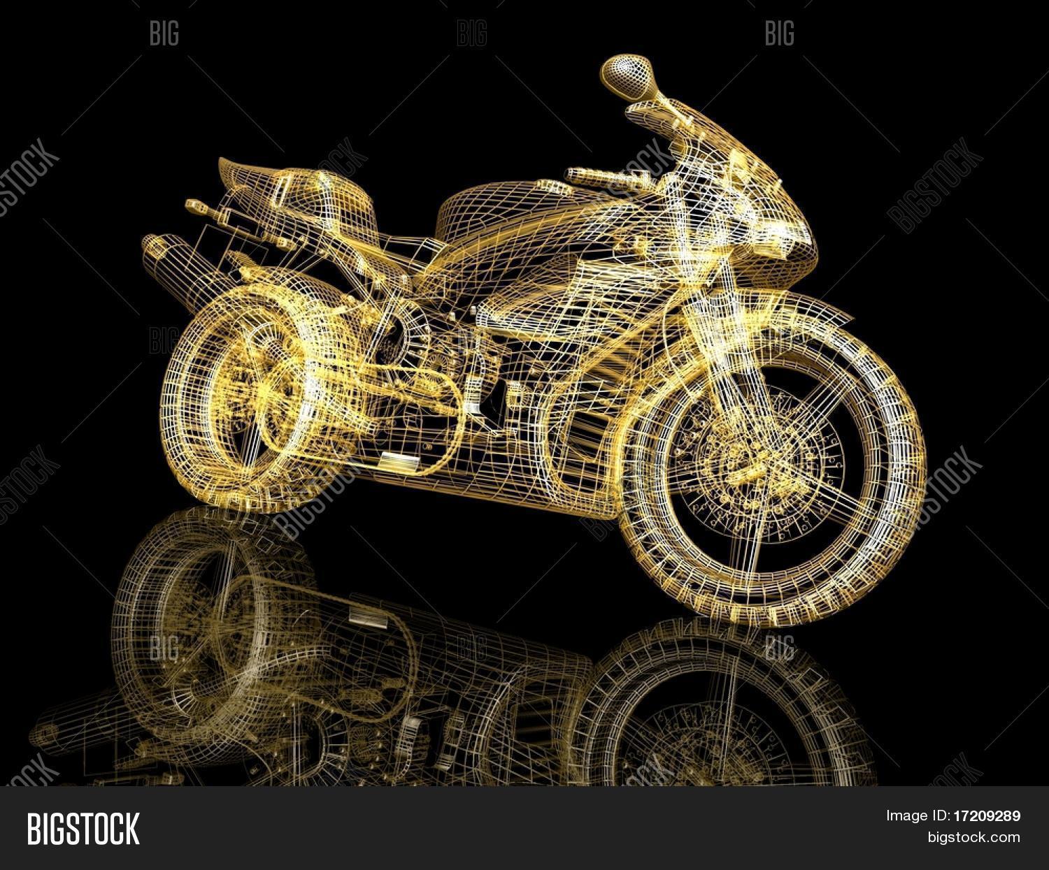 3d Sport Bike Image & Photo (Free Trial) | Bigstock
