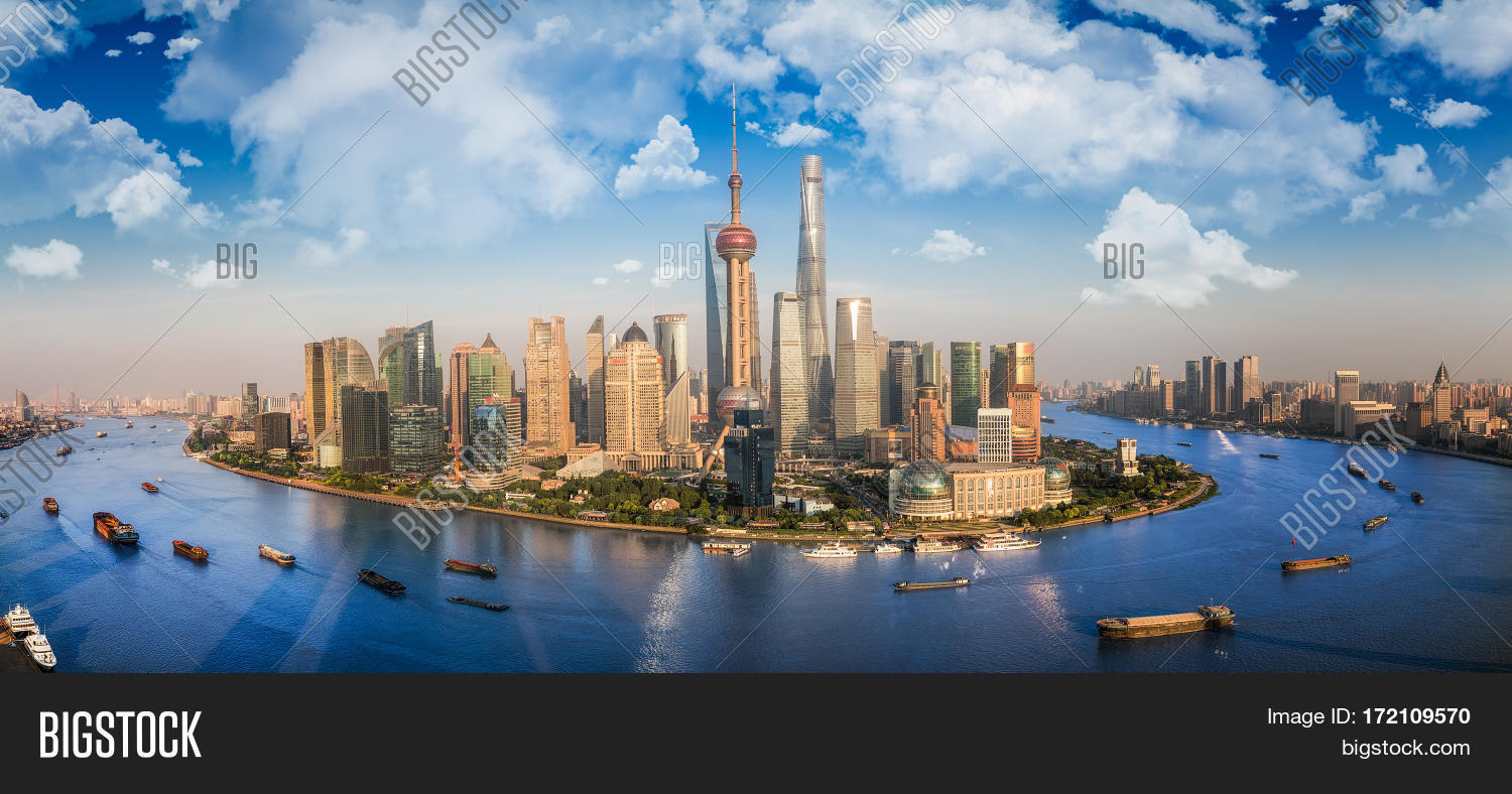 Shanghai City River Image & Photo (Free Trial) | Bigstock