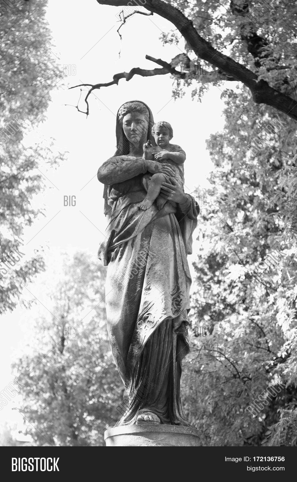 Silver Statue Virgin Image & Photo (Free Trial) | Bigstock