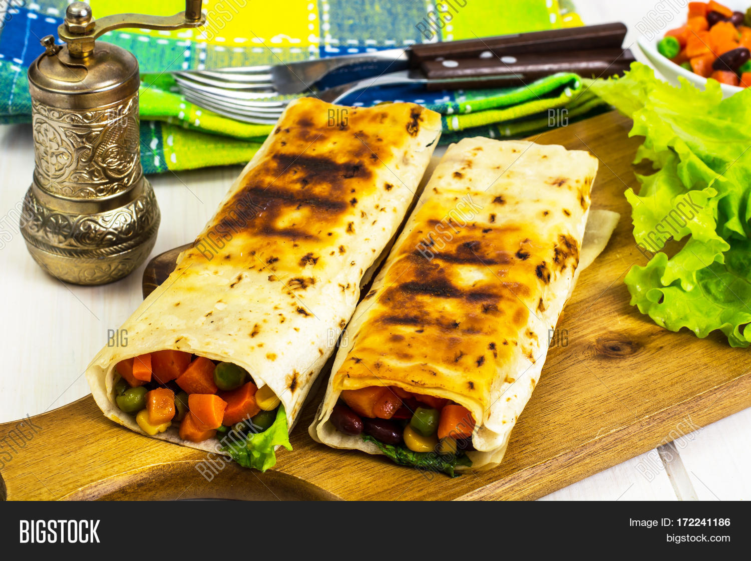 Buritos Mexican On Image & Photo (Free Trial) | Bigstock