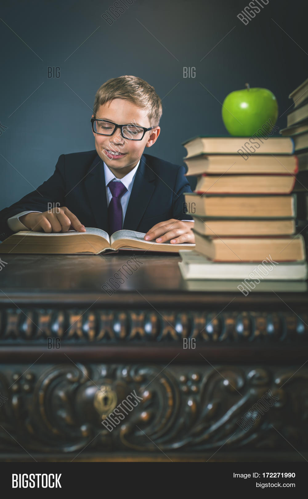Smart School Boy Image & Photo (Free Trial) | Bigstock