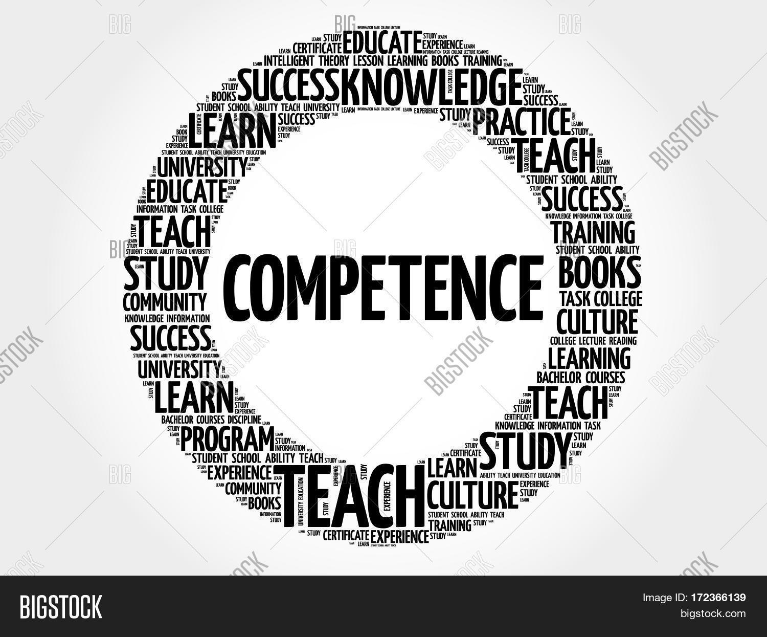 COMPETENCE Word Cloud Image & Photo (Free Trial) | Bigstock