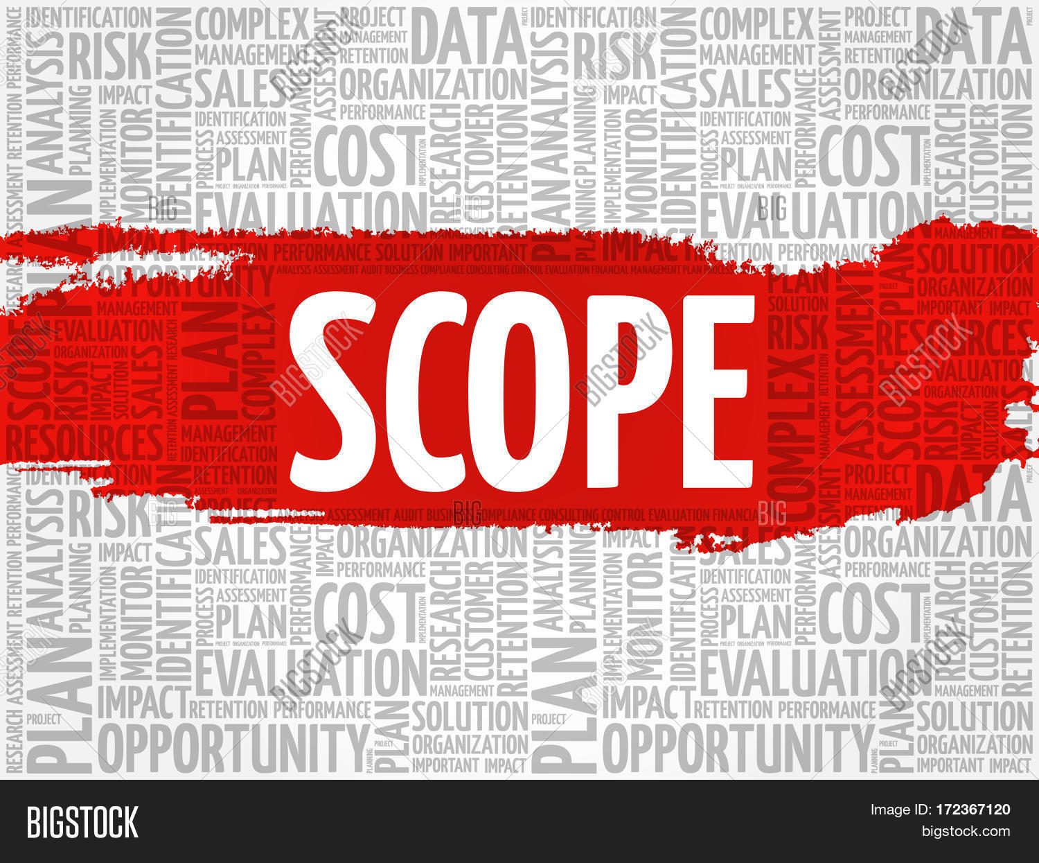 SCOPE Word Cloud Image & Photo (Free Trial) | Bigstock