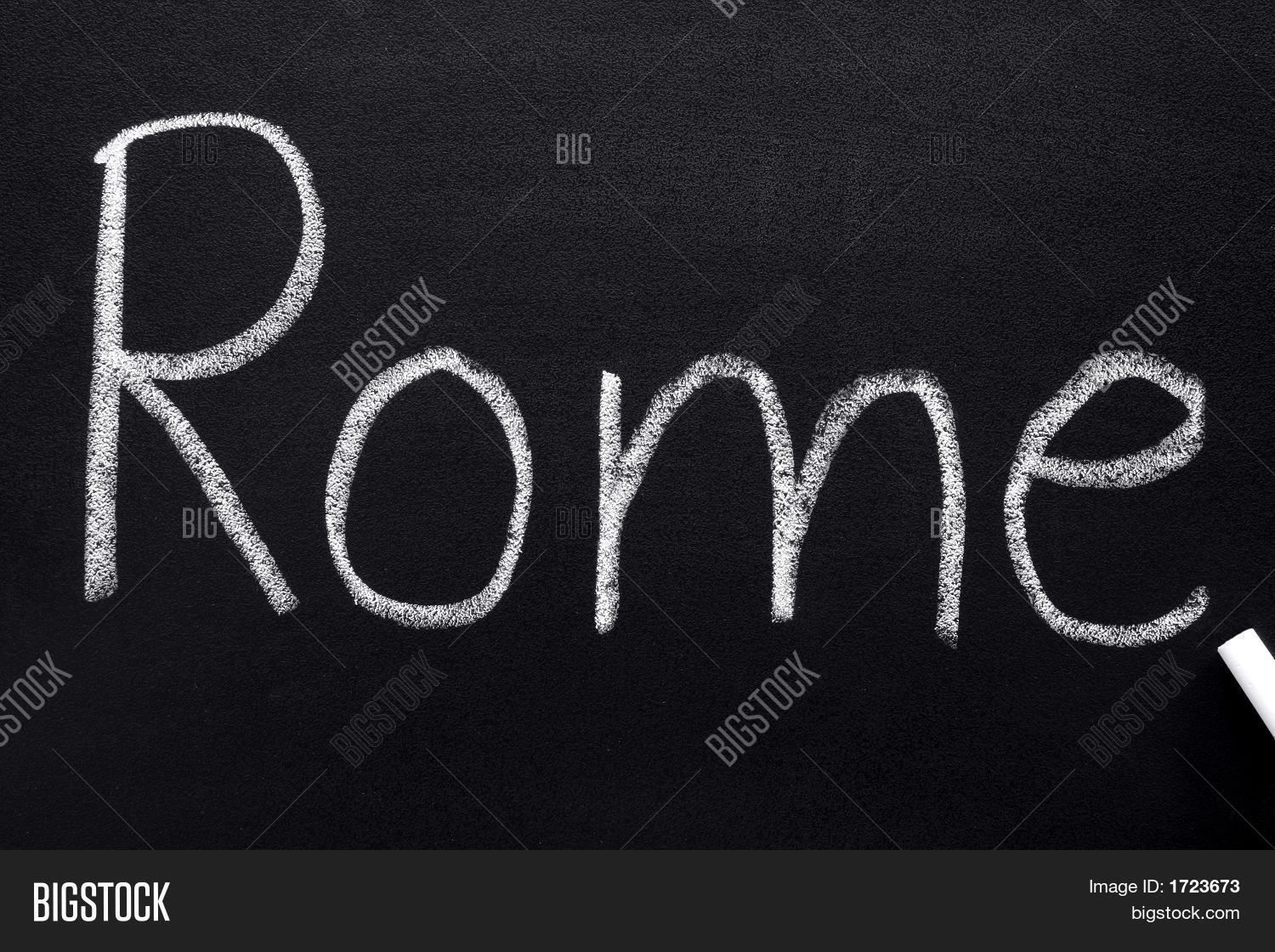 Rome, Written On Image & Photo (Free Trial) | Bigstock