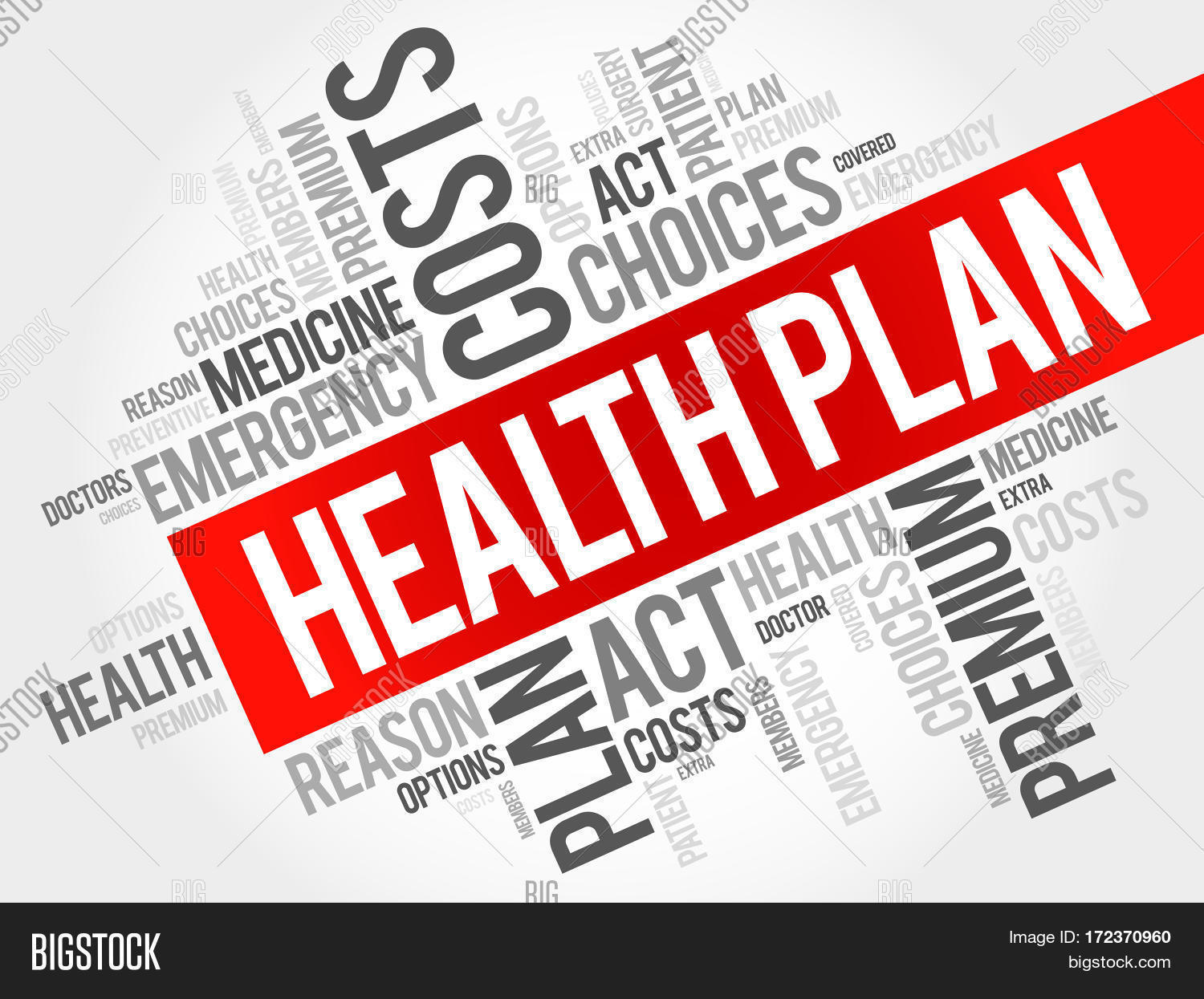 Health Plan Word Cloud Image & Photo (Free Trial) | Bigstock